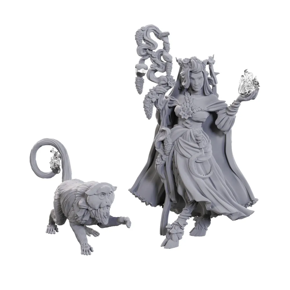 Critical Role Unpainted Miniatures: Fearne Calloway & Mister - WizKids