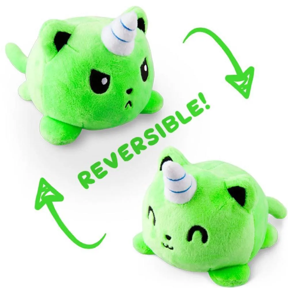 Reversible Kittencorn Plushie Green