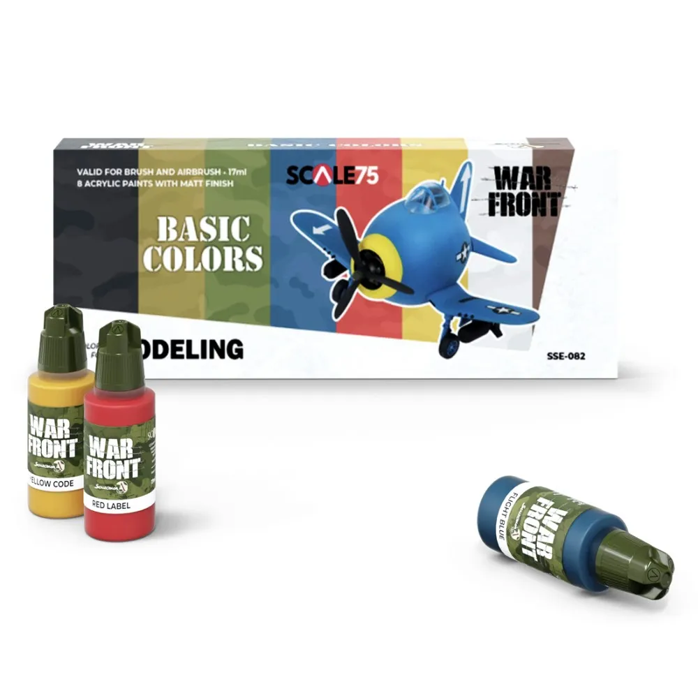 Scale 75 - Warfront - Set Basic Colors Paint Set
